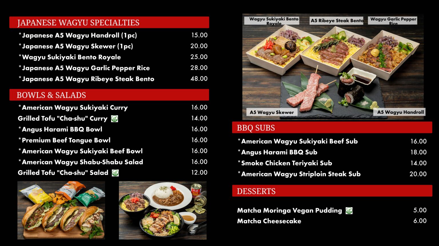 OUR MENU - WagyuStreet